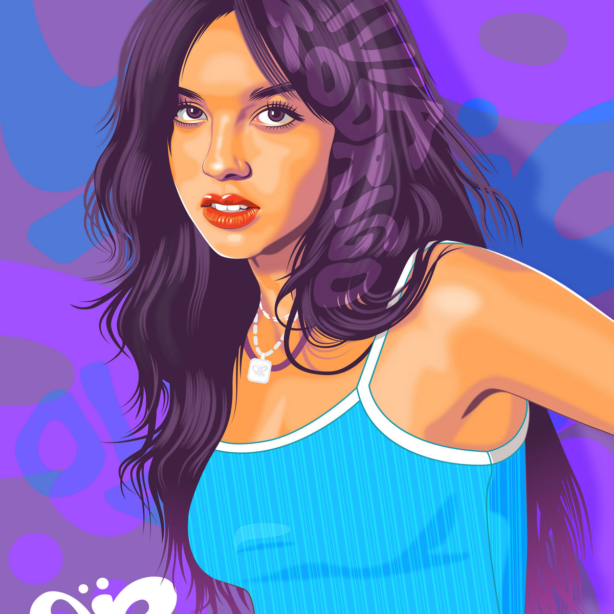 Olivia Rodrigo Fan Art Vector - Art Print by Laksana Ardie | GIANT ART