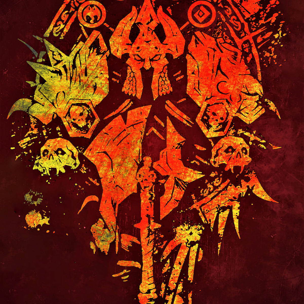 World of Warcraft *Death Knight Crest* - Art Print by SucculentBurger ...